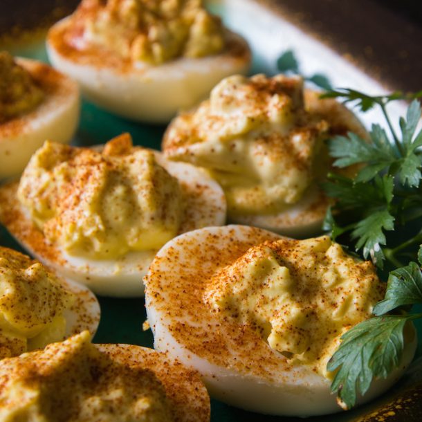 O'batzten Deviled Eggs - Germanfoods.org