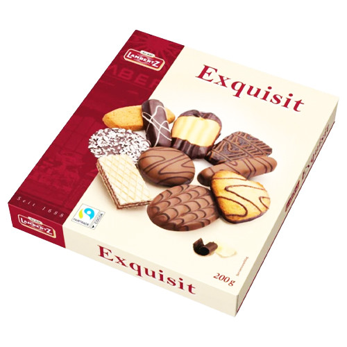Lambertz "Exquisit" German Cookie Assortment, 7 oz. - Germanfoods.org